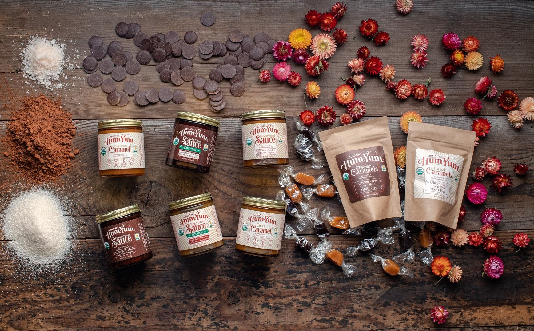 HumYum Organic Caramels and Caramel Sauces